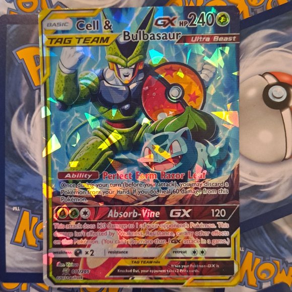 Games | Bulbasaur And Cell Tag Team Pokemon Card | Poshmark